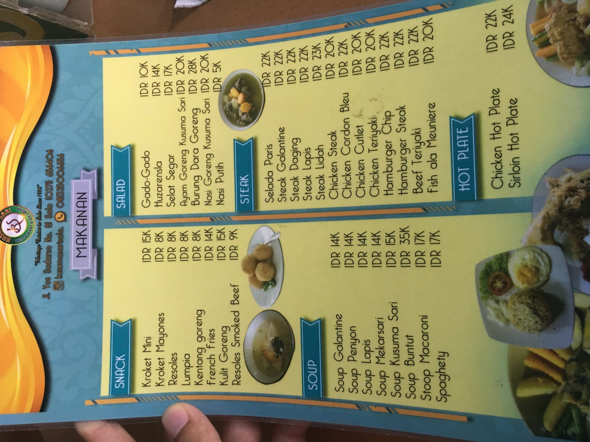 Kuliner Solo : Makan Siang Dengan Cita Rasa Solo di Kusuma Sari Solo ...